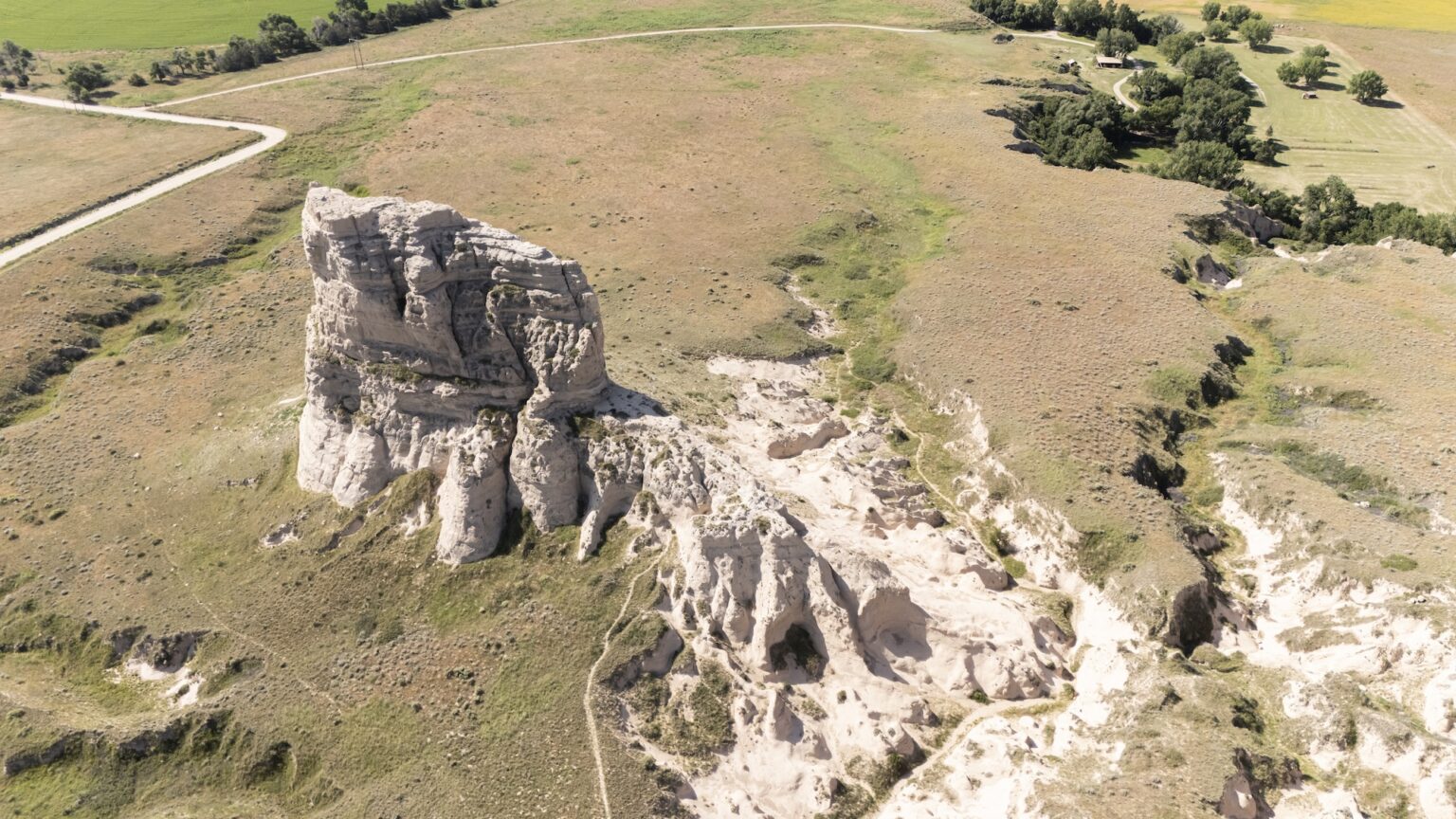 Courthouse and Jail Rocks - Nebraska State Historical Society Foundation